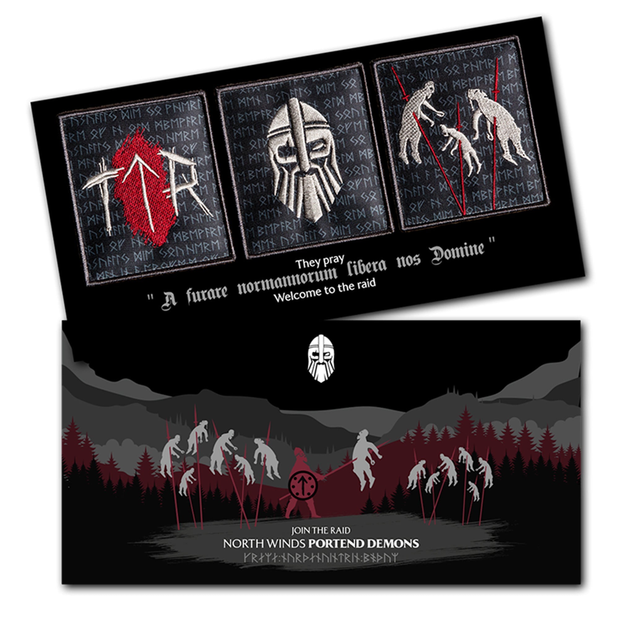 Textilpatch Balder Pray Patch Collection 3er Set – ASMC Unlimited