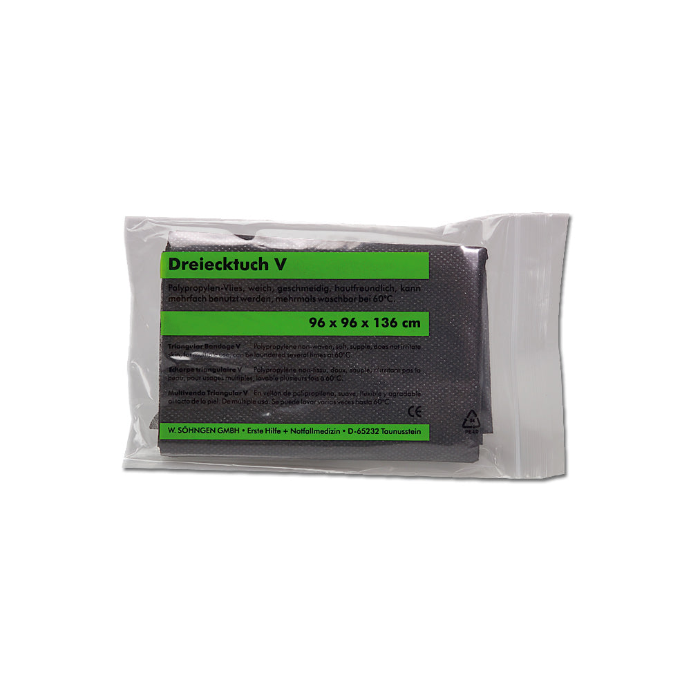 Dreiecktuch V schwarz – ASMC Unlimited