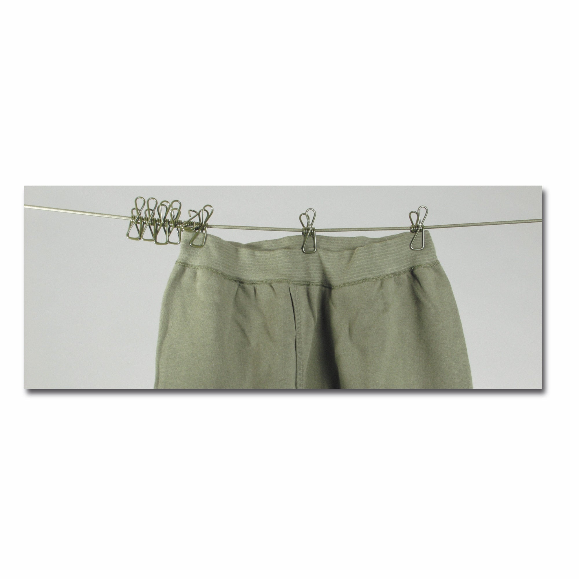 Mil-Tec clothesline expander with clips olive – ASMC Unlimited