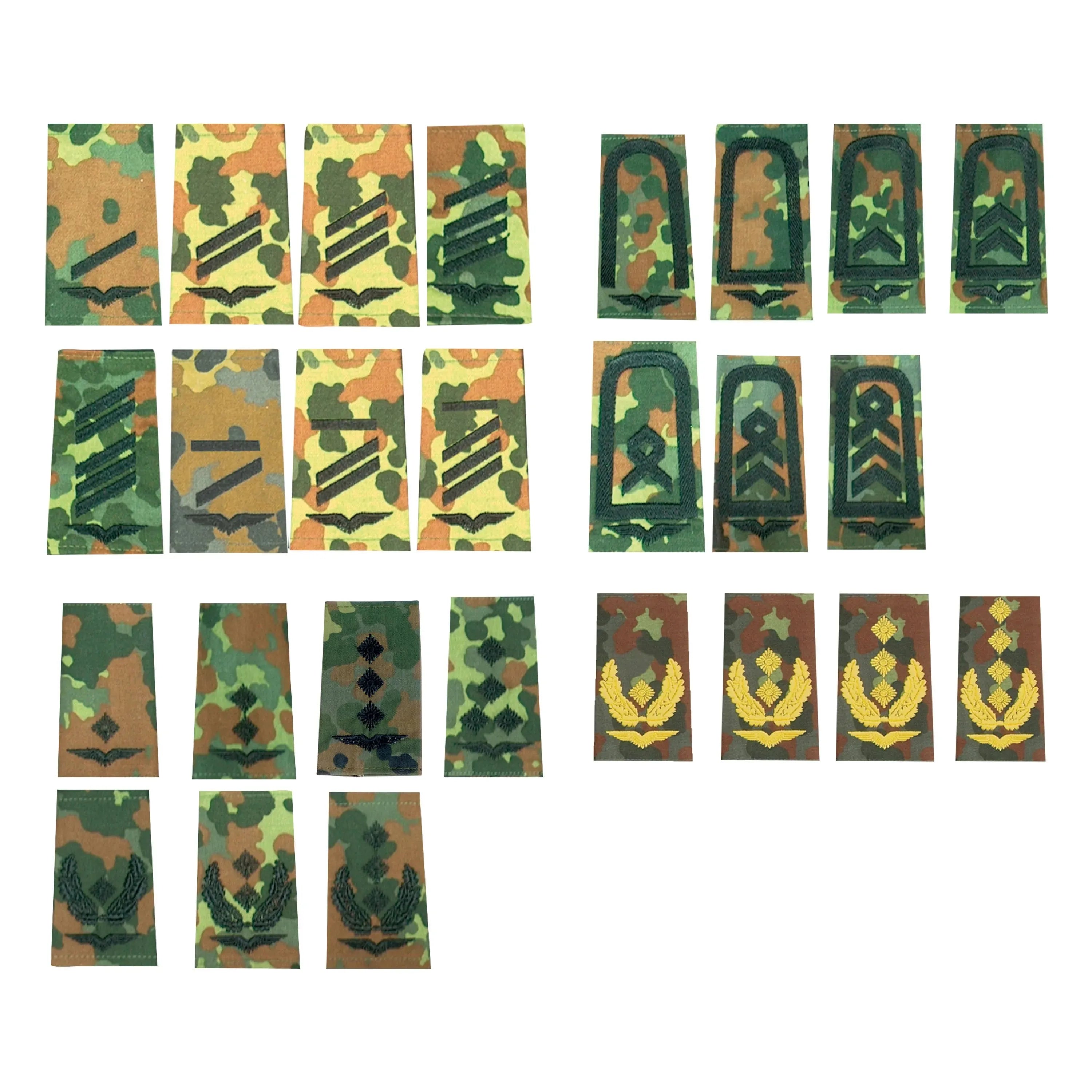 BW Rank Insignia Luftwaffe Flecktarn – ASMC Unlimited