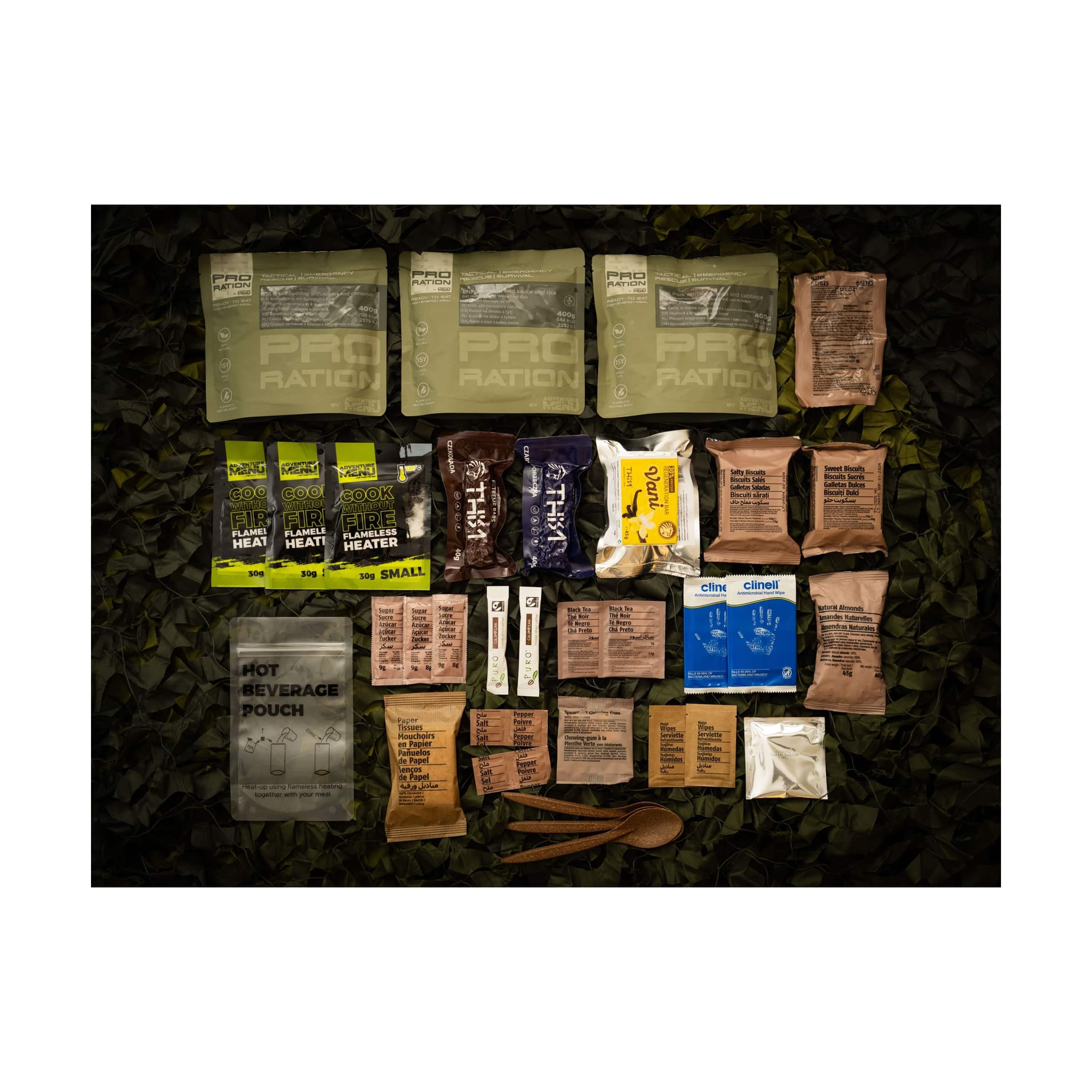 Tagesration Ultimate Tactical Ration Full Day Menü 1 – ASMC Unlimited