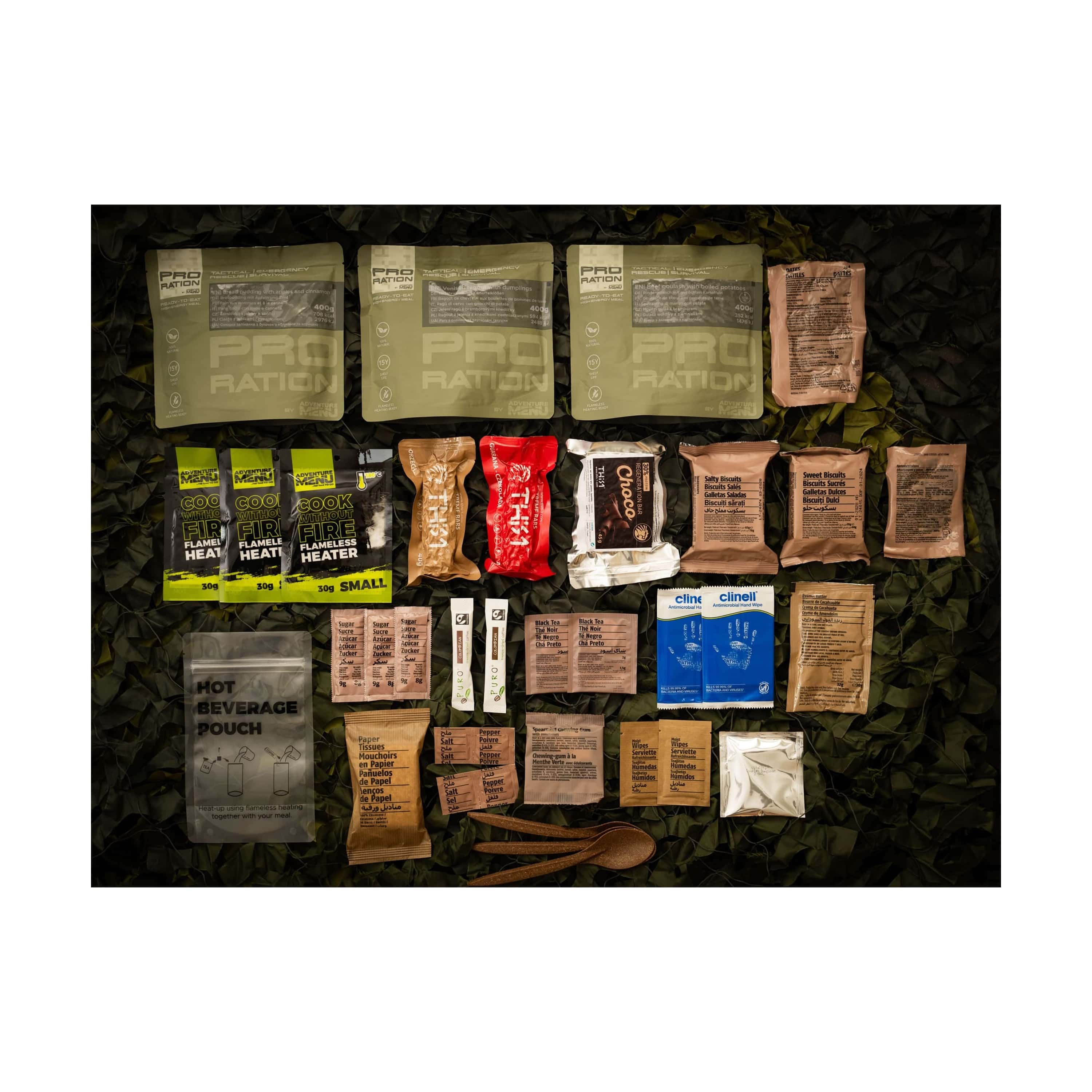 Tagesration Ultimate Tactical Ration Full Day Menü 2 – ASMC Unlimited