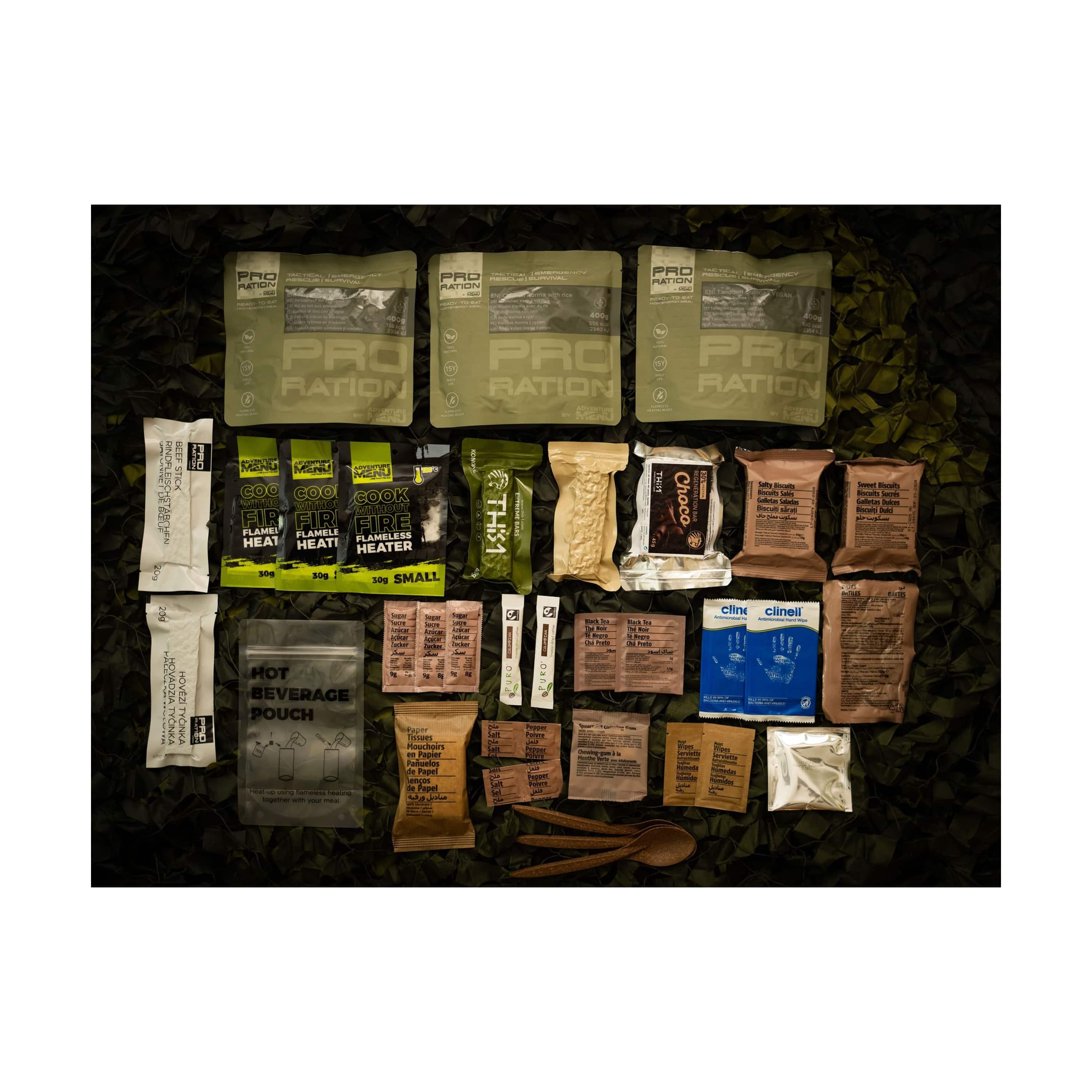 Daily ration Ultimate Tactical Ration Full Day Menu 4 – ASMC Unlimited