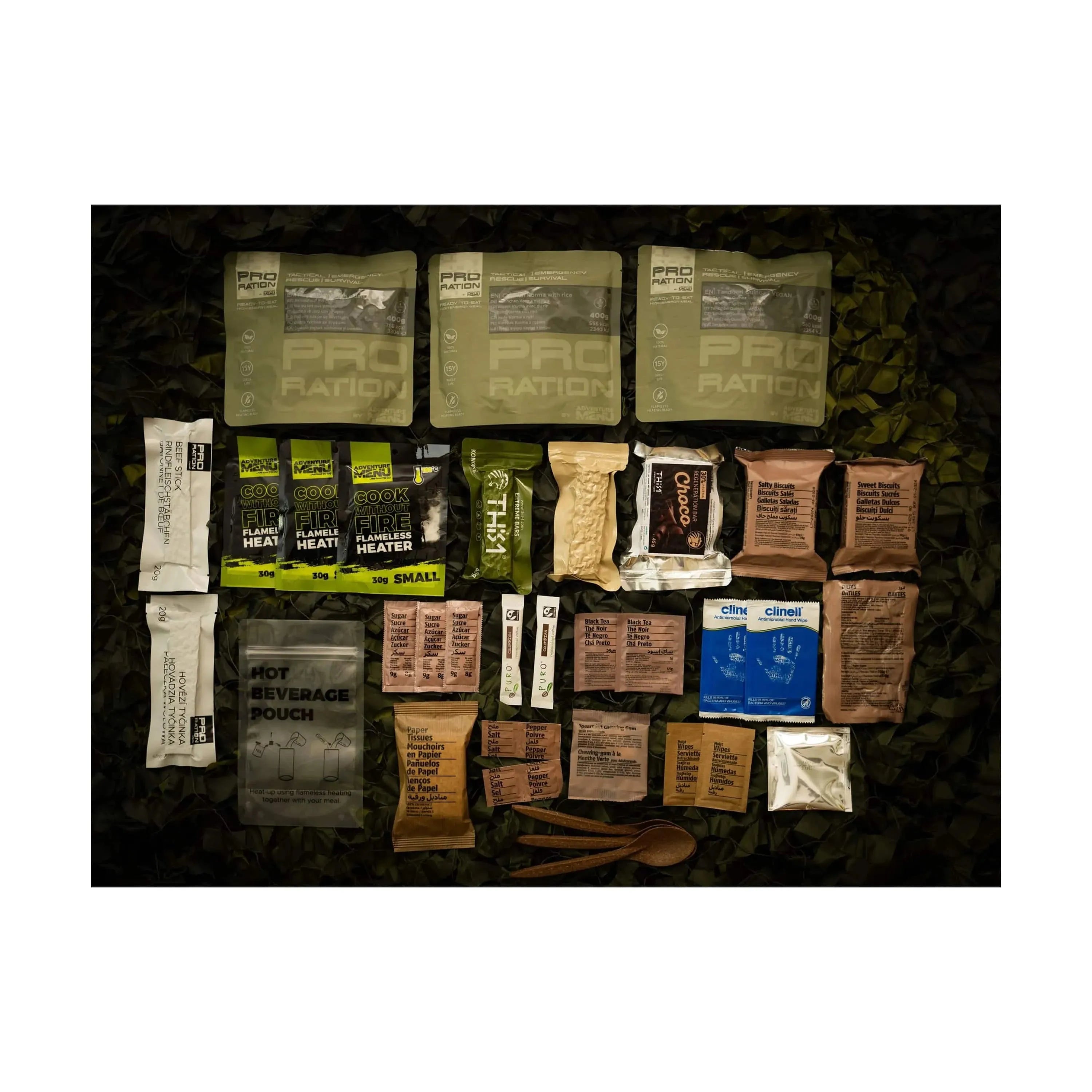 Daily ration Ultimate Tactical Ration Full Day Menu 4 – ASMC Unlimited