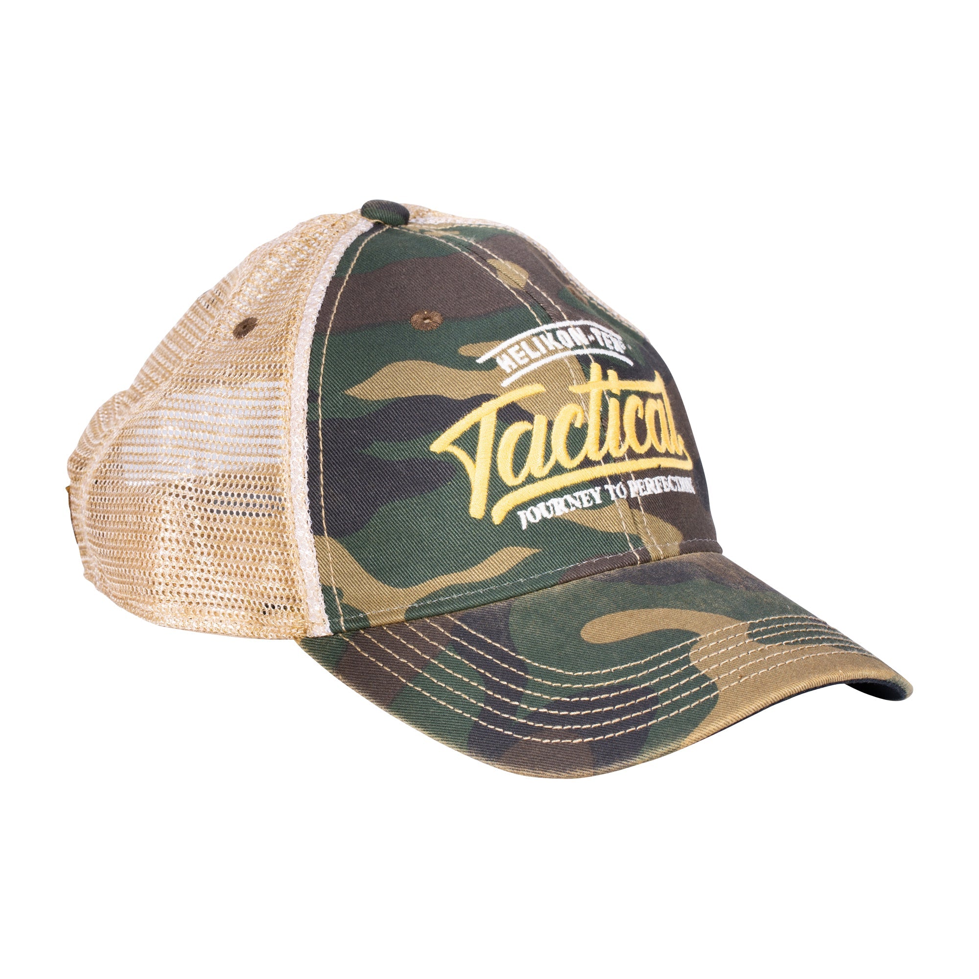 Helikon-Tex Cap Tactical Trucker Cap dirty washed woodland – ASMC Unlimited